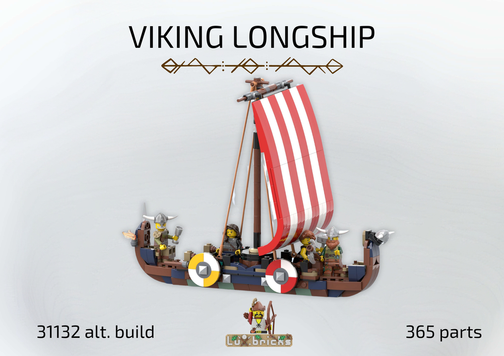 LEGO MOC Viking Longship (Fitting to 21343) by lux.bricks | Rebrickable ...