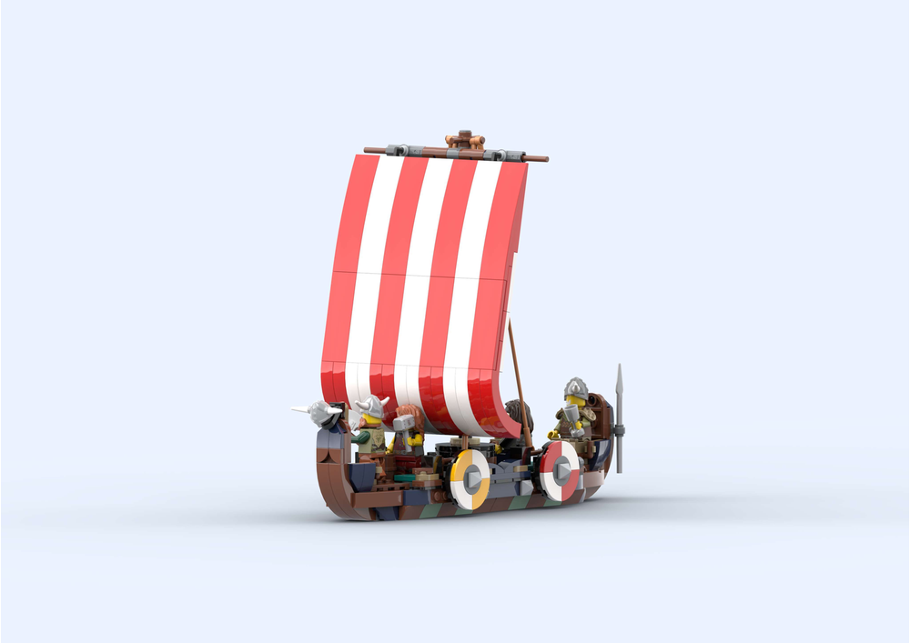 LEGO MOC Viking Longship (Fitting to 21343) by lux.bricks | Rebrickable ...