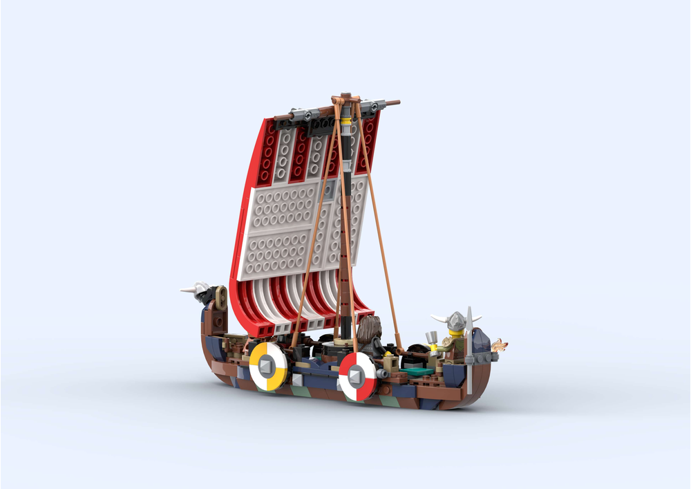LEGO MOC Viking Longship (Fitting to 21343) by lux.bricks | Rebrickable ...