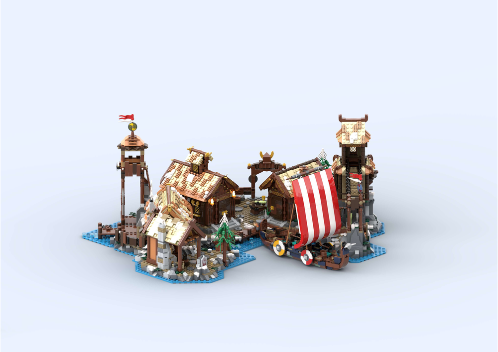 LEGO MOC Viking Longship (Fitting to 21343) by lux.bricks | Rebrickable ...