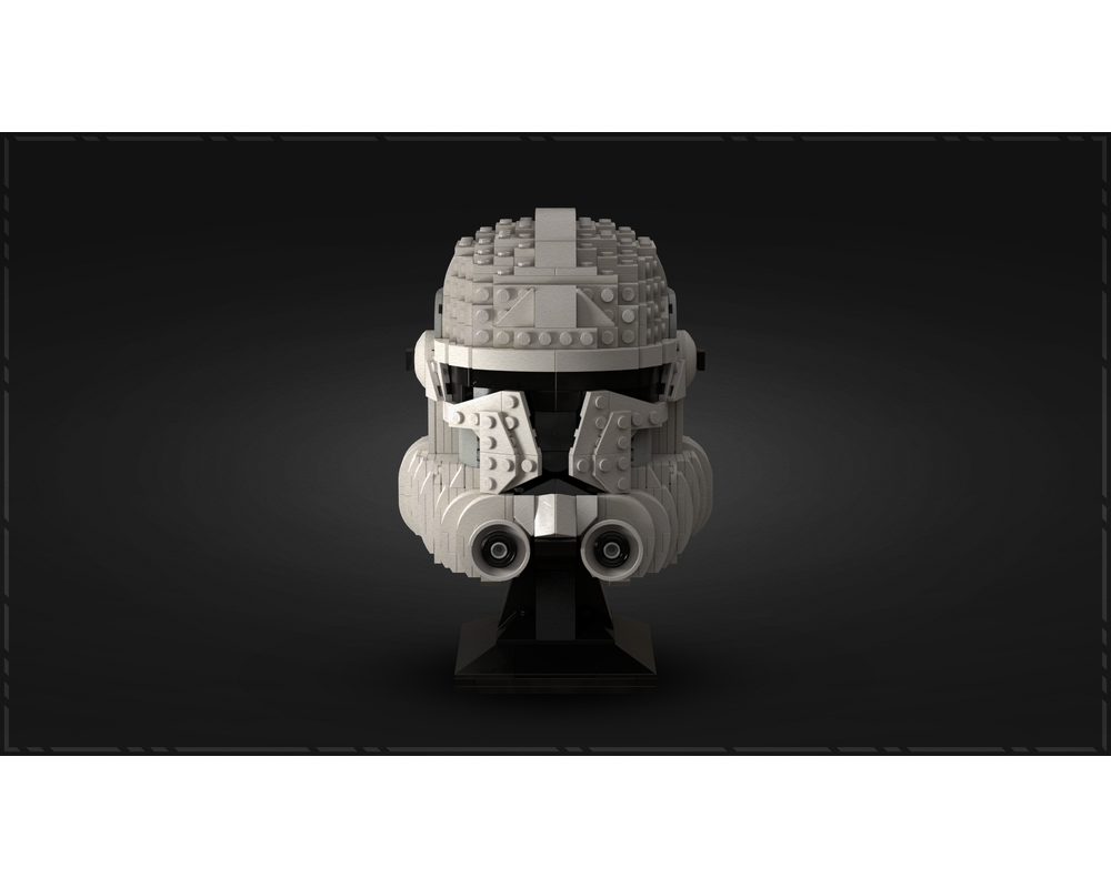 LEGO MOC P2 Regular Clone Helmet by MrStrafeMan | Rebrickable - Build ...