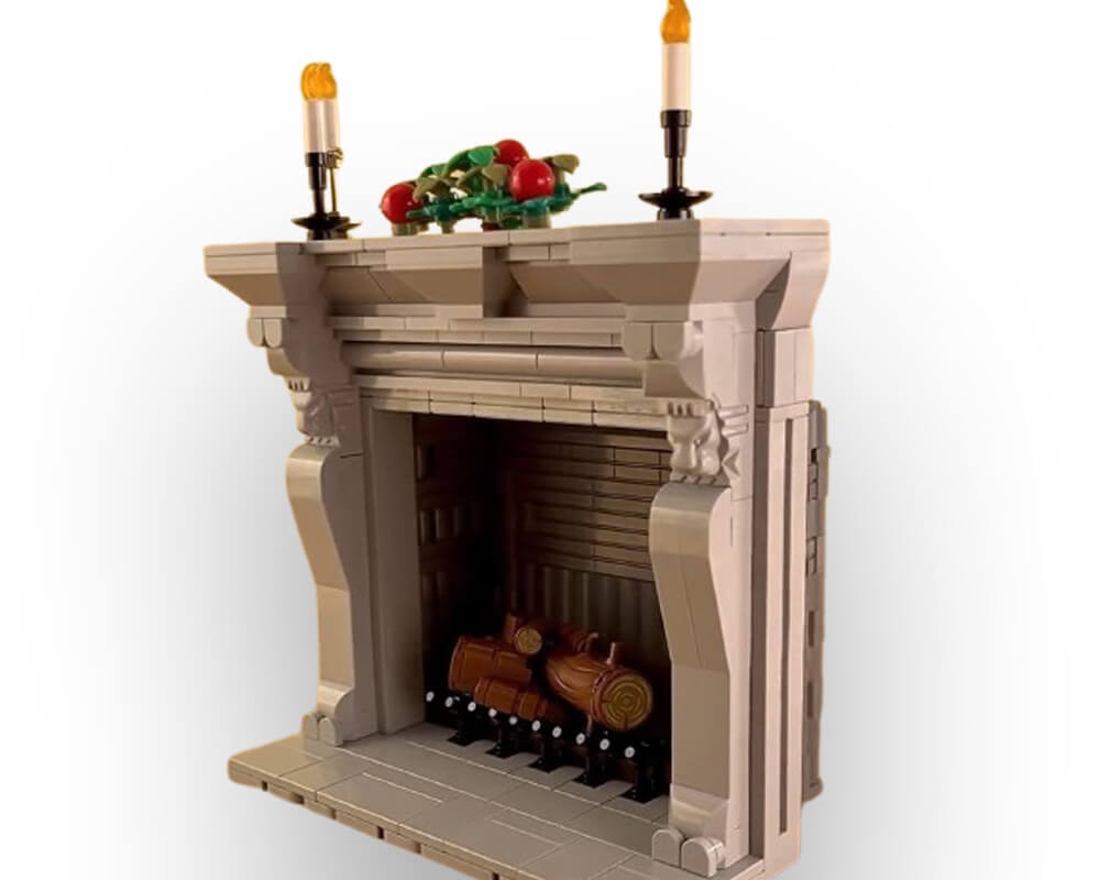 LEGO MOC Festive Fireplace, by Zachary Steinman by Planet GBC ...