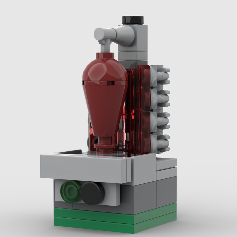 LEGO MOC Vertical Rotisserie Oven by BrickBrak | Rebrickable - Build ...