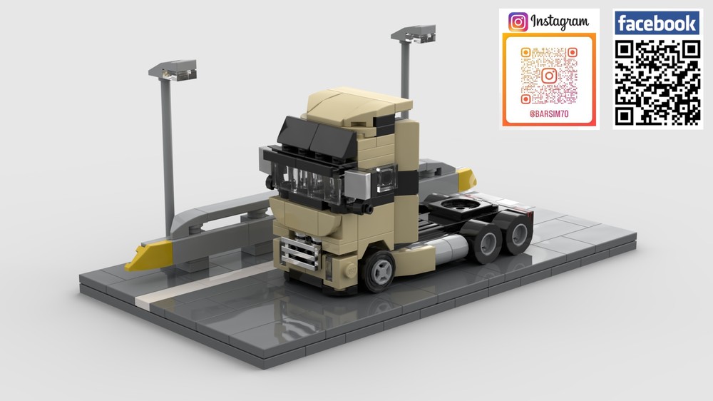 LEGO MOC European truck by barsim70 | Rebrickable - Build with LEGO
