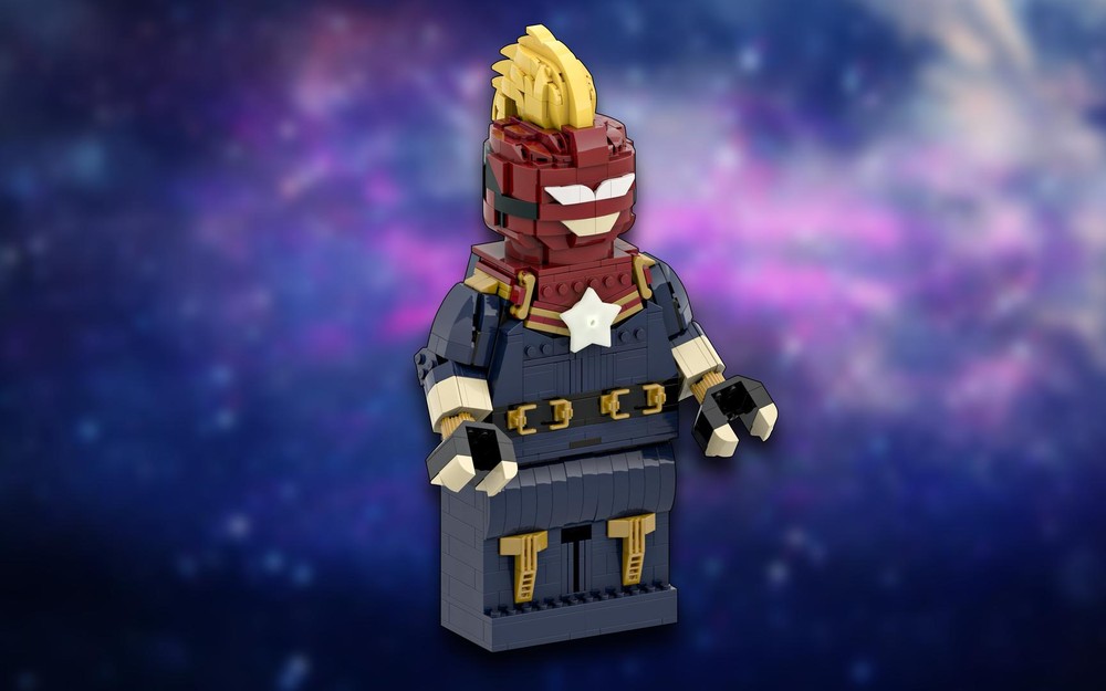 LEGO MOC Up-Scaled LEGO Minifigure - Captain Marvel The Destroyer by ...