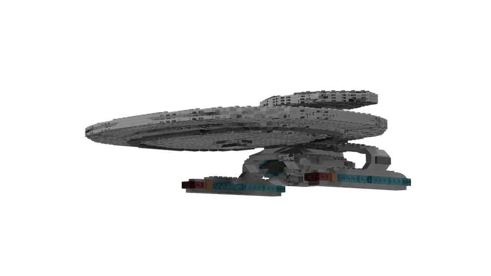 LEGO MOC Nebula-Class Starship USS Bellerophon (Weapon Pod Variant) by ...
