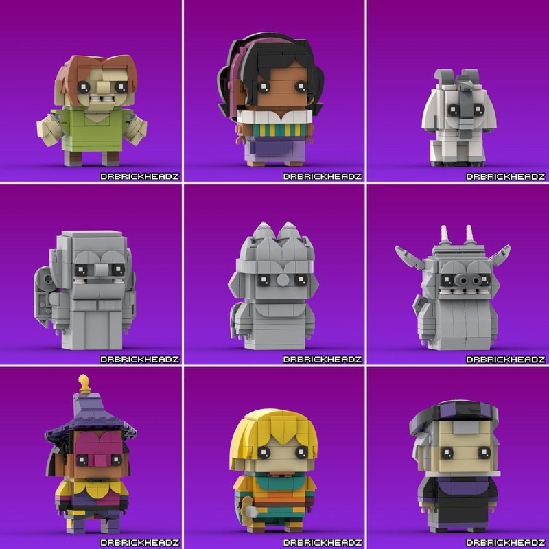 LEGO MOC Hunchback of Notre Dame Brickheadz Collection by DrBrickheadz ...