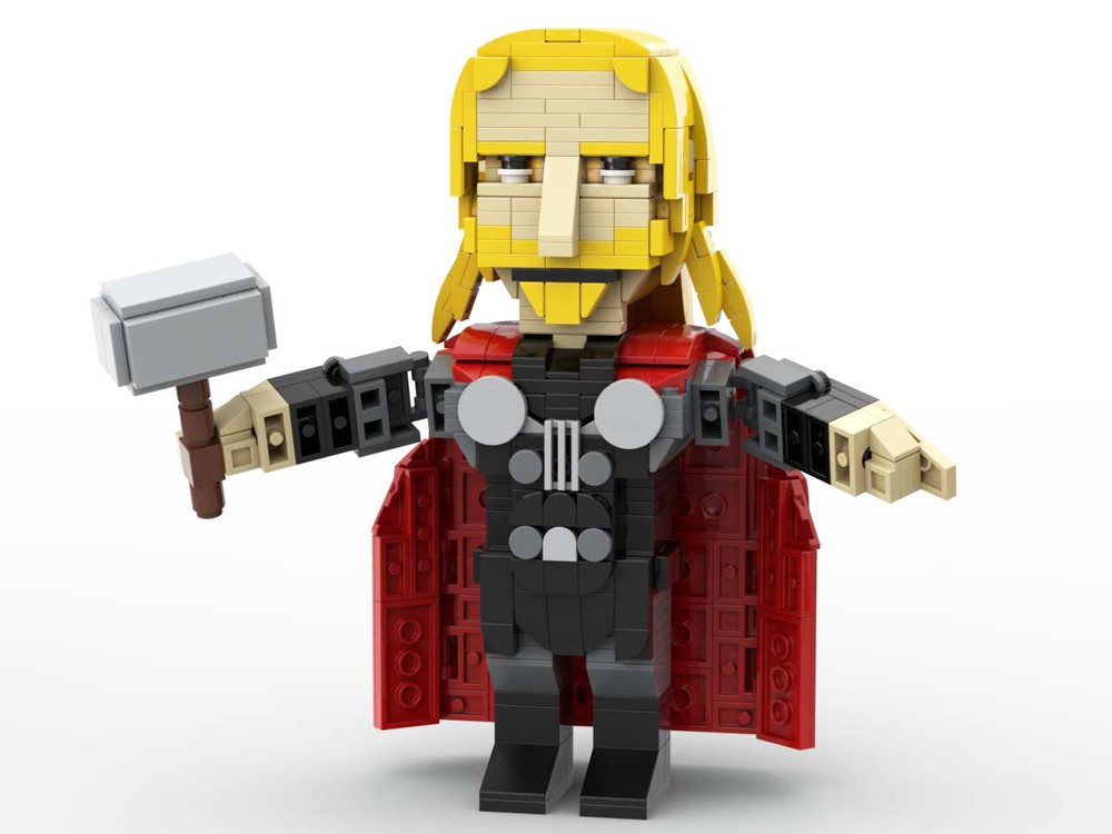 LEGO MOC Thor- Lego Figure by LittlebricksHeroes | Rebrickable - Build ...