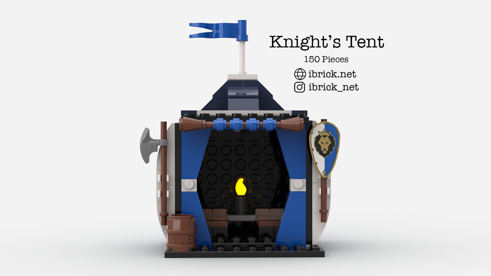 LEGO MOC Knight's Tent by ibrick_net | Rebrickable - Build with LEGO