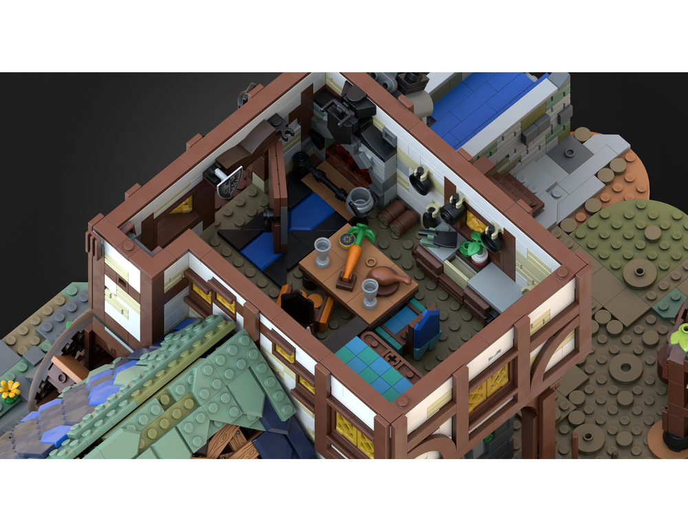 LEGO MOC Medieval Sawmill - Double 21325 Medieval Blacksmith ...