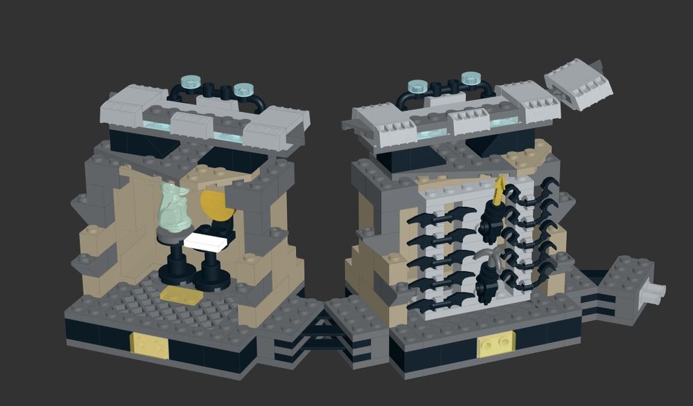 LEGO MOC Batcave Weaponry & Trophy Room by lonewolve87 | Rebrickable ...
