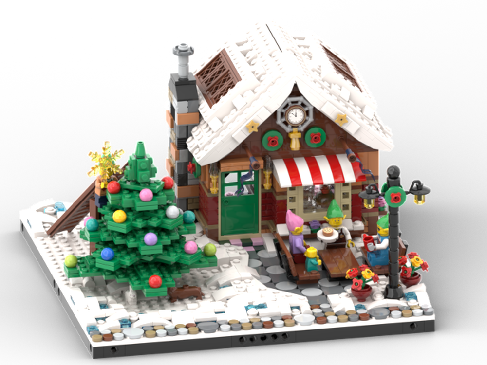 LEGO MOC Elf Cafè for Elf Winter Village by preve84 | Rebrickable ...