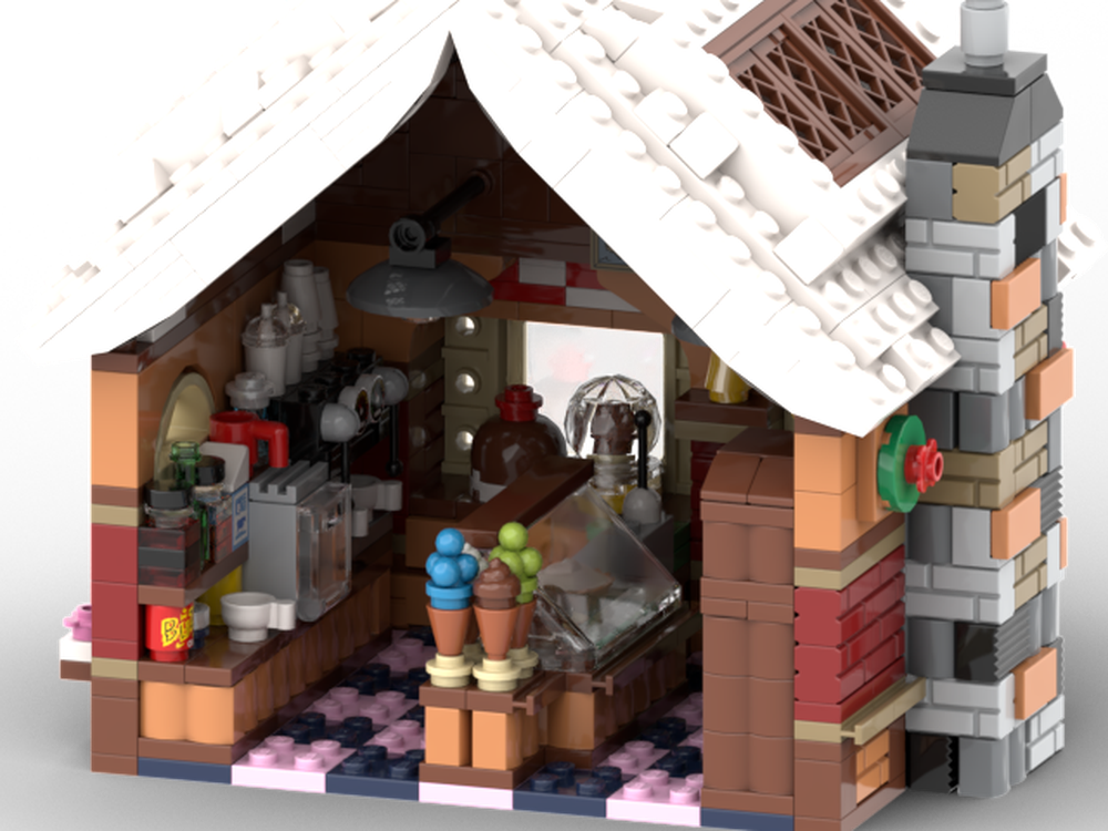 LEGO MOC Elf Cafè for Elf Winter Village by preve84 | Rebrickable ...