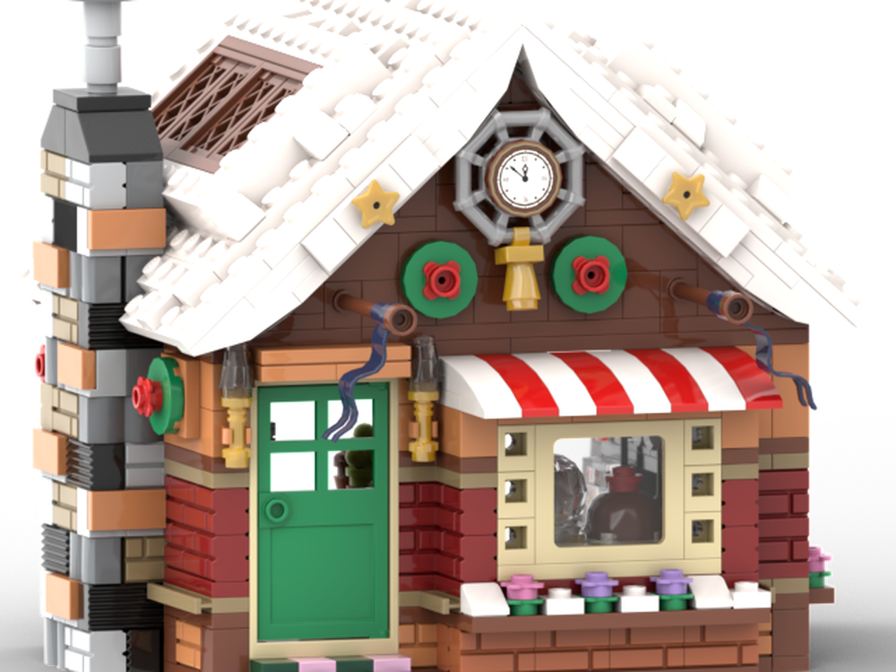 LEGO MOC Elf Cafè for Elf Winter Village by preve84 | Rebrickable ...