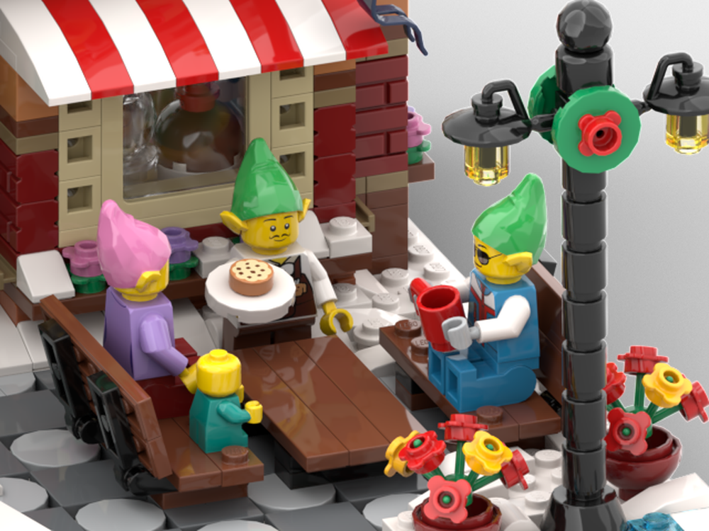 LEGO MOC Elf Cafè for Elf Winter Village by preve84 | Rebrickable ...