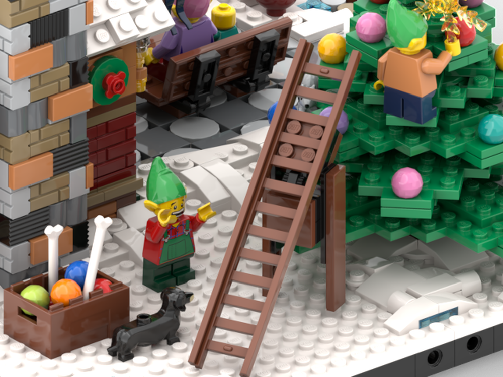 LEGO MOC Elf Cafè for Elf Winter Village by preve84 | Rebrickable ...