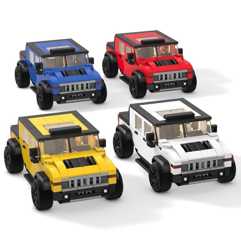 LEGO MOC Hummer H2 SUT in 8 stud wide Speed Champions Style by klara ...
