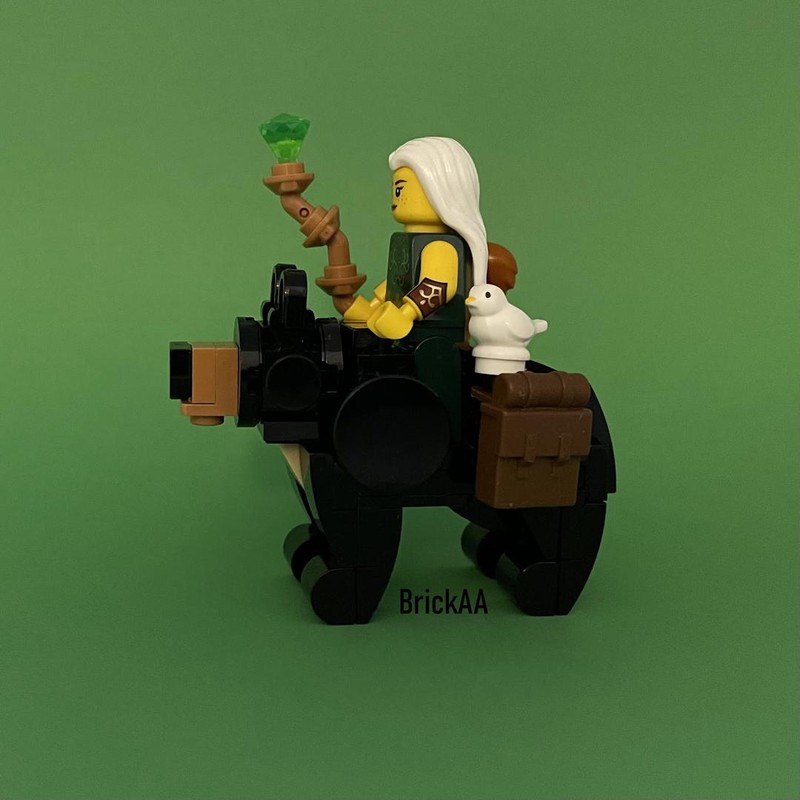 LEGO MOC Bear rider by BrickAA | Rebrickable - Build with LEGO