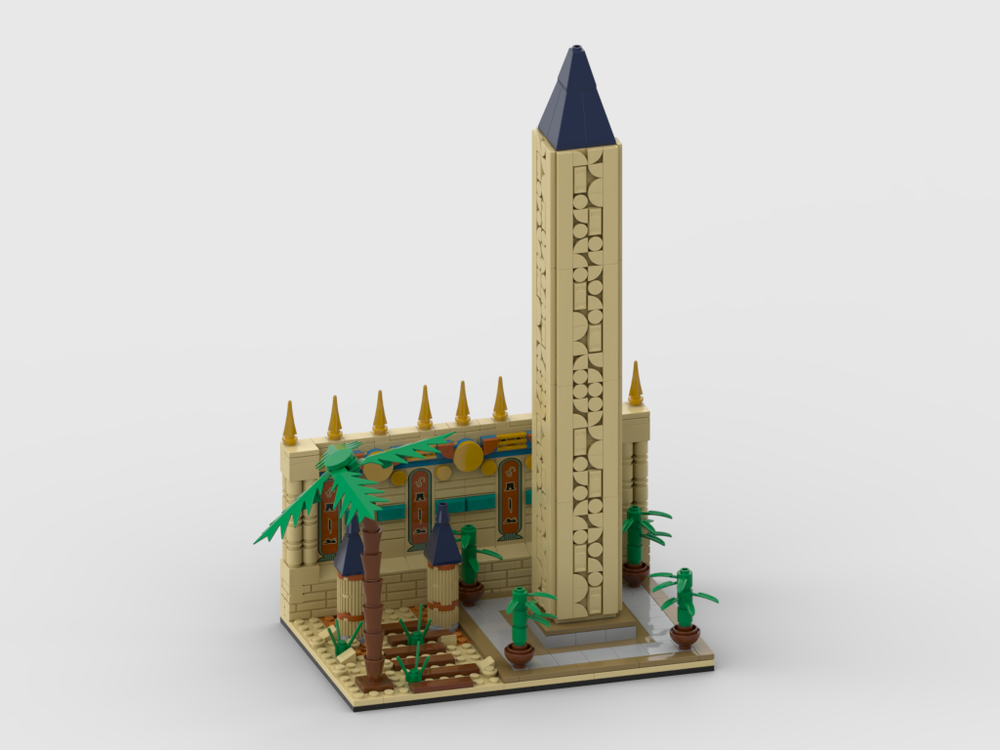 LEGO MOC Ancient Egypt Obelisk - Phone Holder by gabizon | Rebrickable ...