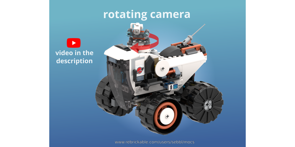 LEGO MOC 60431: Technic Functions! - Space Rover with Steering ...