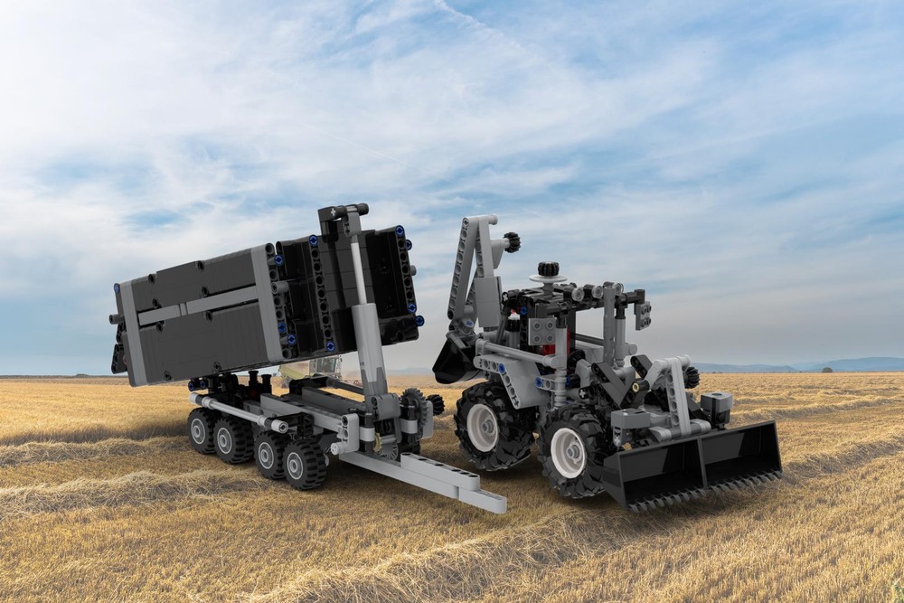 LEGO MOC Rural tractor with trailer by kovchenkovskiy | Rebrickable ...