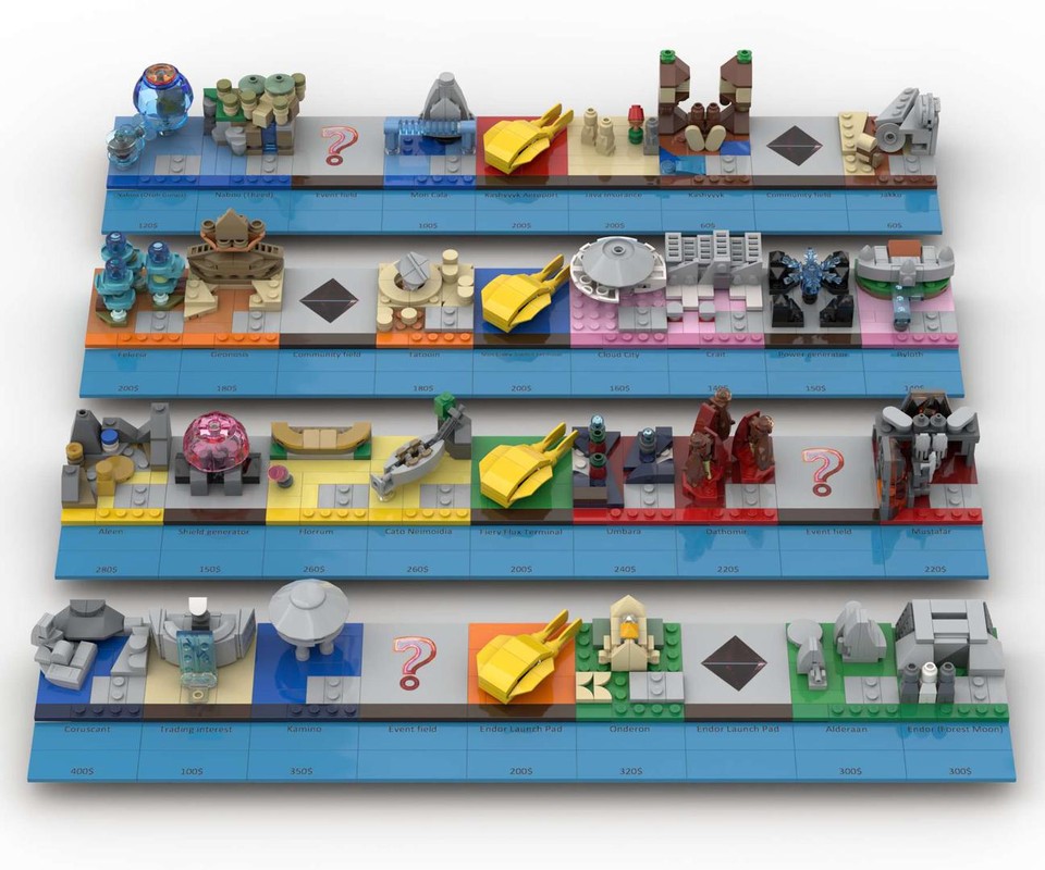 LEGO MOC Monopoly: Clone Wars Edition by AurumBrick | Rebrickable ...