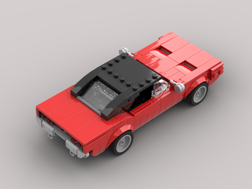 LEGO MOC '68 RED CHARGER by GT-Brick | Rebrickable - Build with LEGO
