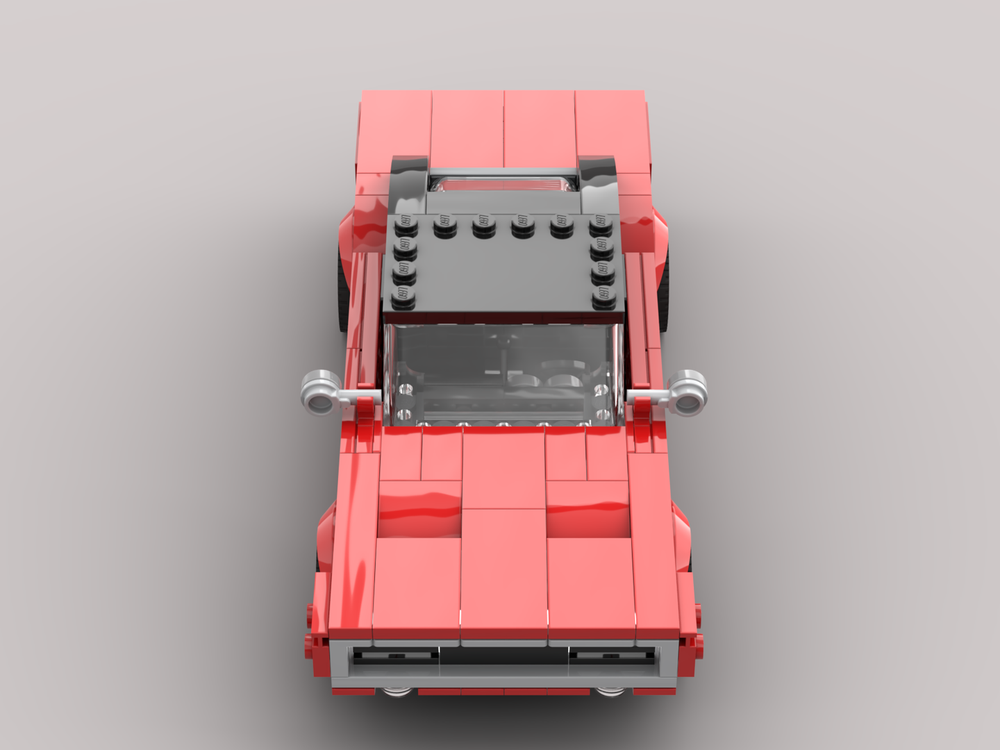 LEGO MOC '68 RED CHARGER by GT-Brick | Rebrickable - Build with LEGO