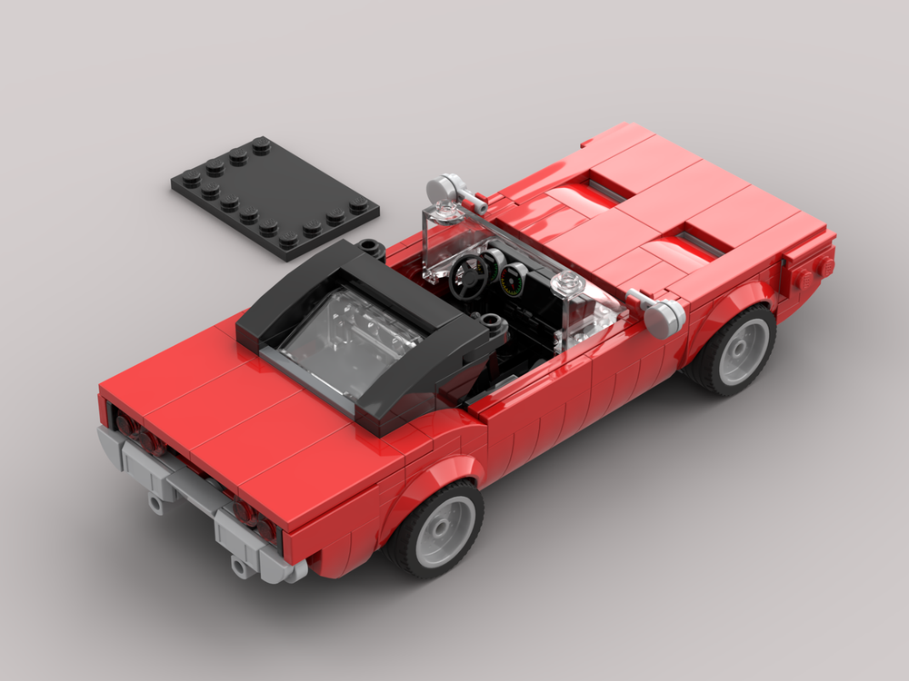 LEGO MOC '68 RED CHARGER by GT-Brick | Rebrickable - Build with LEGO