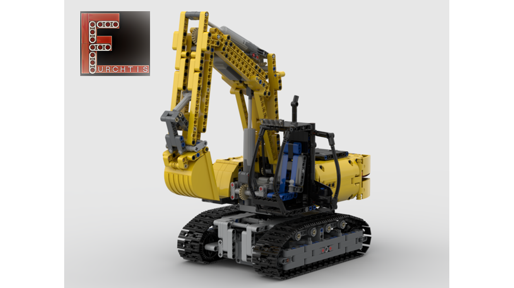 LEGO MOC Excavator full RC by Furchtis | Rebrickable - Build with LEGO