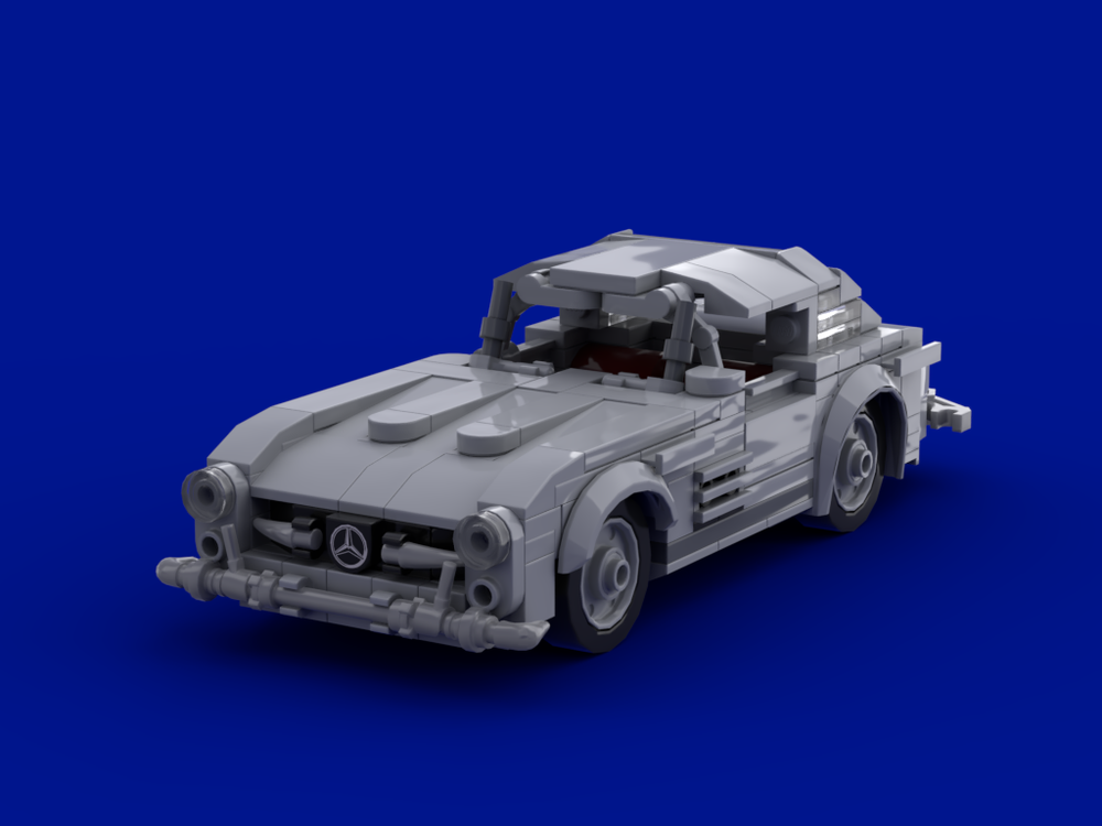 LEGO MOC Mercedes-Benz W198 300SL by waffl_builds | Rebrickable - Build ...