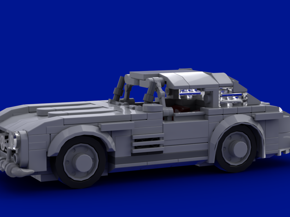 LEGO MOC Mercedes-Benz W198 300SL by waffl_builds | Rebrickable - Build ...