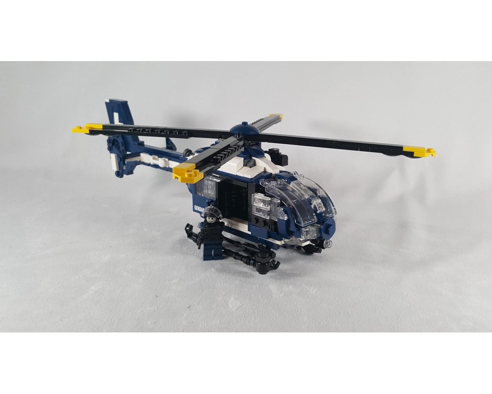 LEGO MOC EC 135 gendarmerie by Spartane | Rebrickable - Build with LEGO
