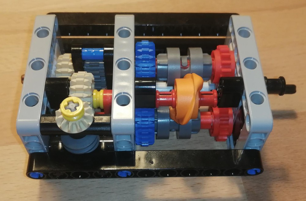 LEGO MOC Gearbox 4 speeds motorizable by Neptunefr | Rebrickable ...