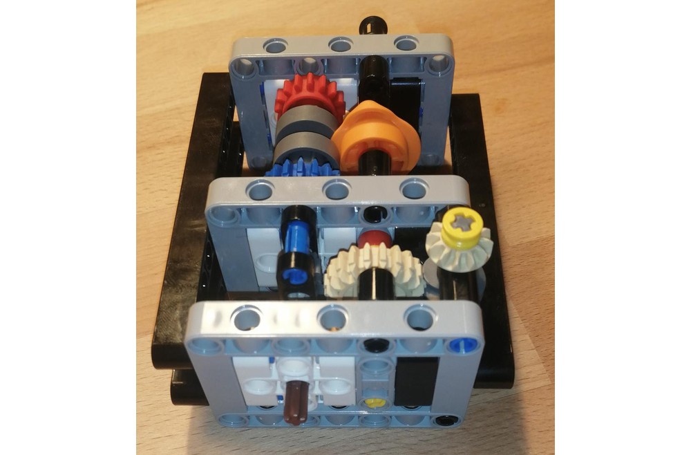 LEGO MOC Gearbox 4 speeds motorizable by Neptunefr | Rebrickable ...