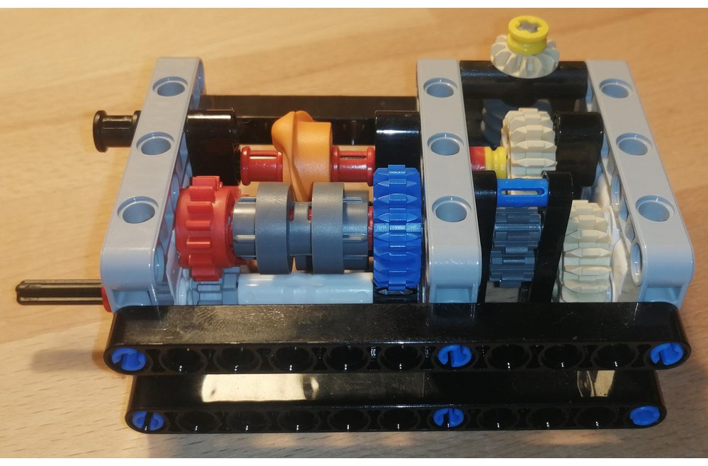 LEGO MOC Gearbox 4 speeds motorizable by Neptunefr | Rebrickable ...