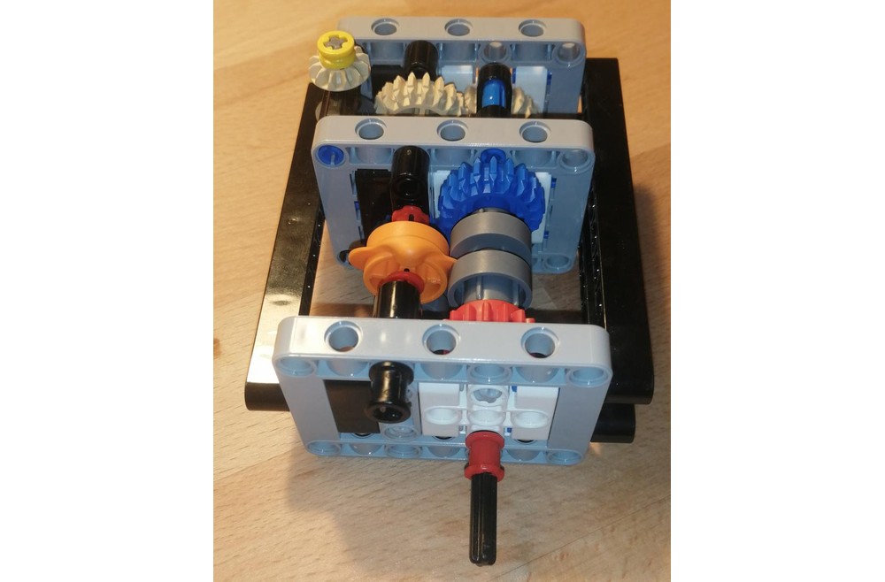 LEGO MOC Gearbox 4 speeds motorizable by Neptunefr | Rebrickable ...