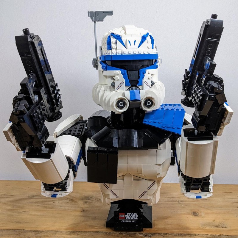 LEGO MOC Lego Captain Rex (Bust & Arms) by glenn_tanner55 | Rebrickable ...