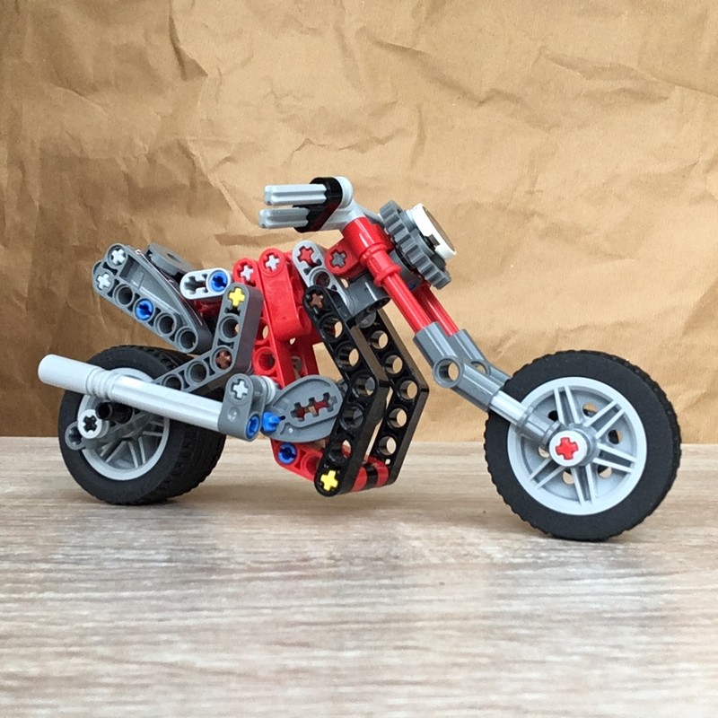 LEGO MOC Street bike with working suspension by Twinbricks2 ...