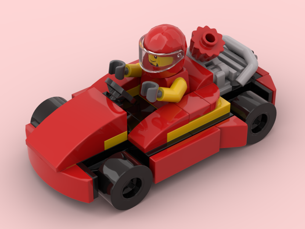 LEGO MOC Racing Kart design 3 by MasterCarBuilde | Rebrickable - Build ...