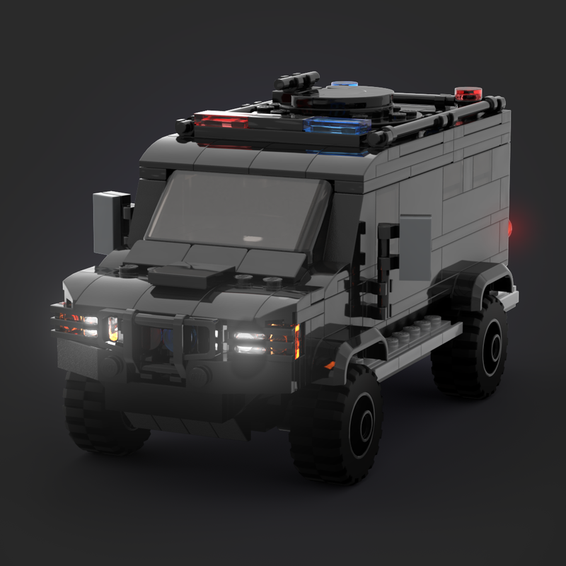 LEGO MOC SWAT Truck - Lenco Bearcat by Gamma Bricks | Rebrickable ...