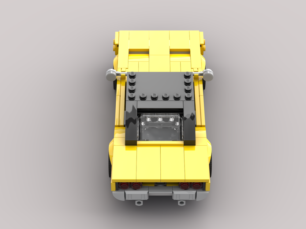LEGO MOC '68 YELLOW CHARGER by GT-Brick | Rebrickable - Build with LEGO