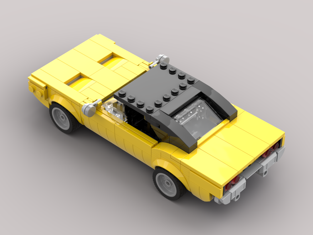 LEGO MOC '68 YELLOW CHARGER by GT-Brick | Rebrickable - Build with LEGO