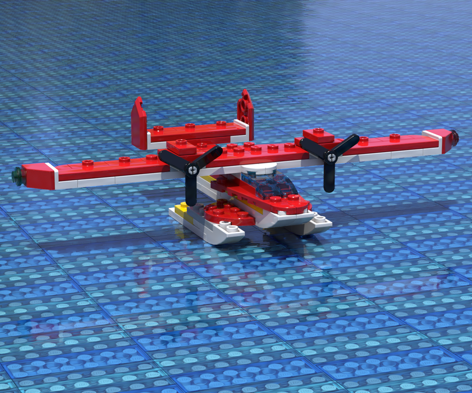 LEGO MOC 30669 x2 Seaplane by Beregorn | Rebrickable - Build with LEGO
