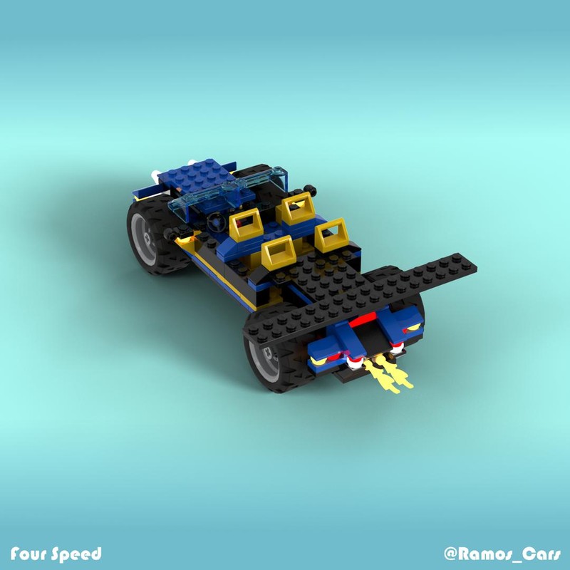LEGO MOC Four Speed with Pullback Motor by Ramos_cars | Rebrickable ...