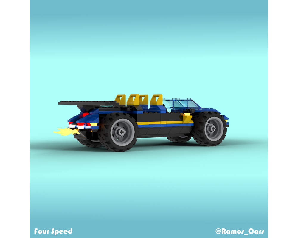 LEGO MOC Four Speed with Pullback Motor by Ramos_cars | Rebrickable ...