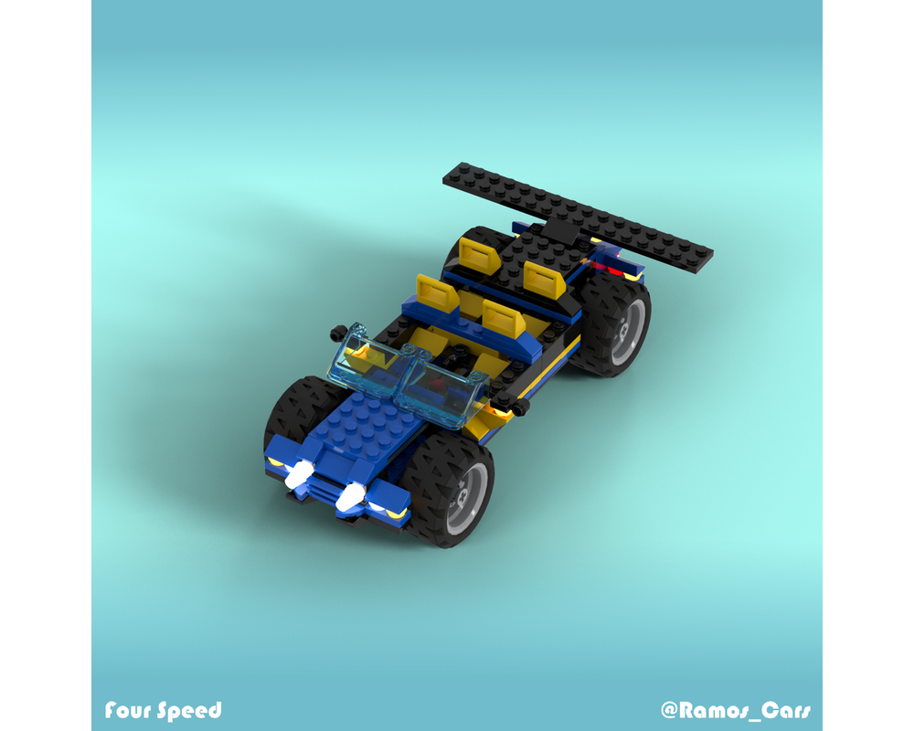 LEGO MOC Four Speed with Pullback Motor by Ramos_cars | Rebrickable ...