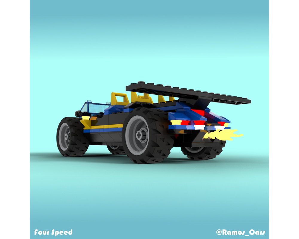 LEGO MOC Four Speed with Pullback Motor by Ramos_cars | Rebrickable ...