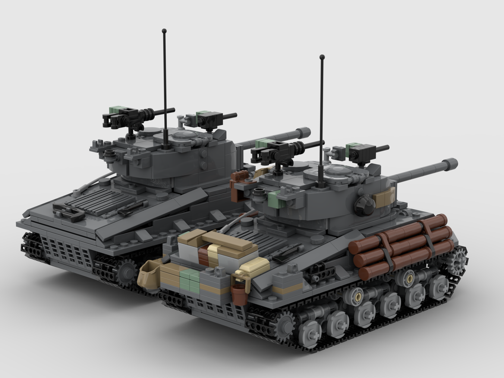 LEGO MOC Sherman M4A3E8 Easy Eight by simonelovisa01 | Rebrickable ...