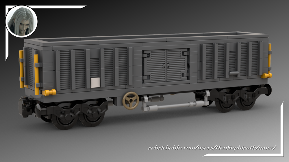 LEGO MOC Open Gondola Wagon by NeoSephiroth | Rebrickable - Build with LEGO